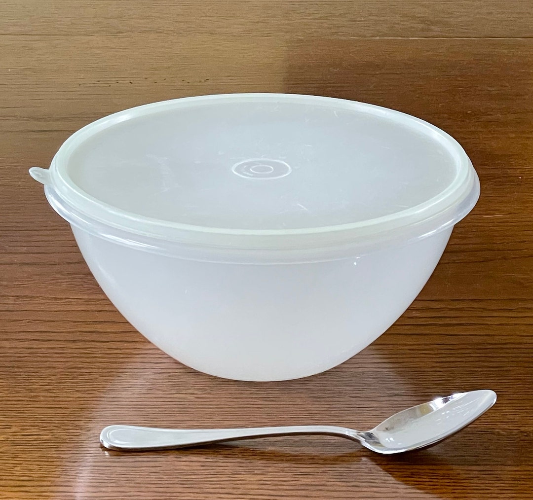 Wonderlier Bowl, Clear Tupperware Bowl With Seal/lid, Tupperware 237 ...