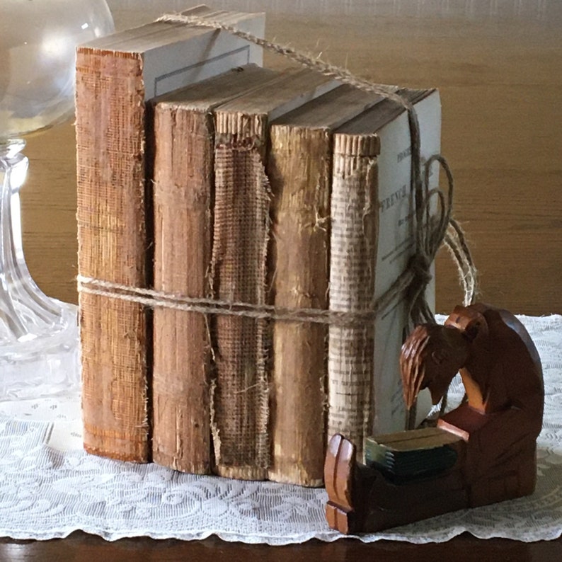 Distressed Unbound Book Stack Books Without Covers Vintage | Etsy