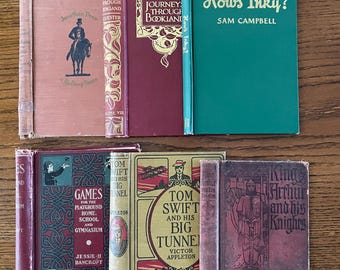 Antique Hardback Book Covers- Front Back With Spine 1901-1914 - Book ...