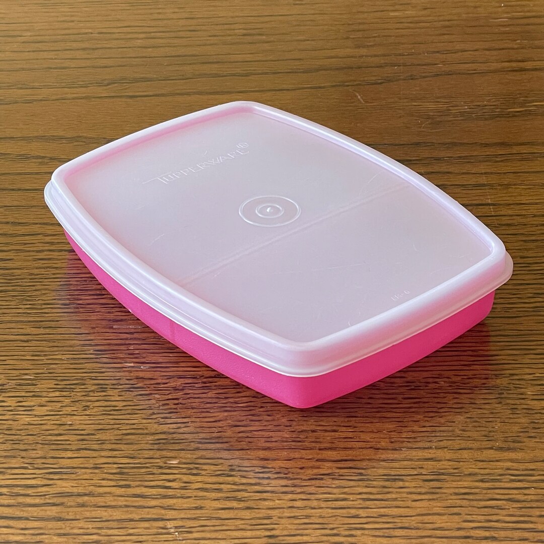 Hot Pnk Tupperware Packette Divided Container 814 813 Convenient ...