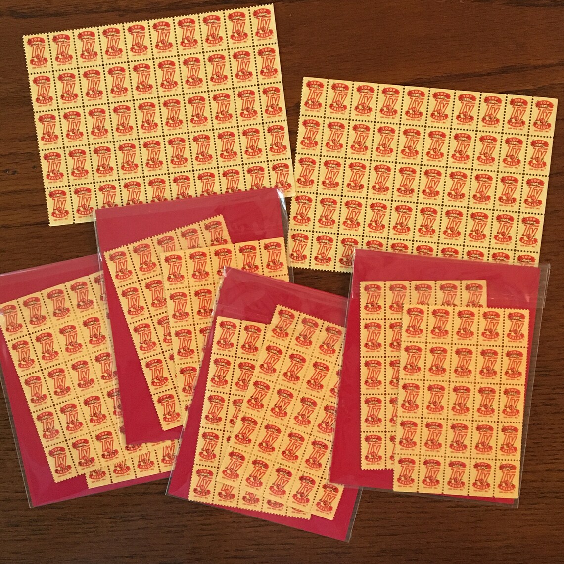 100 Vintage Yellow Top Value Trading Stamps: New Old Stock Ephemera - Etsy