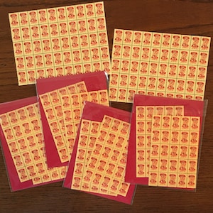 100 Vintage Yellow Top Value Trading Stamps: New Old Stock Ephemera - Etsy