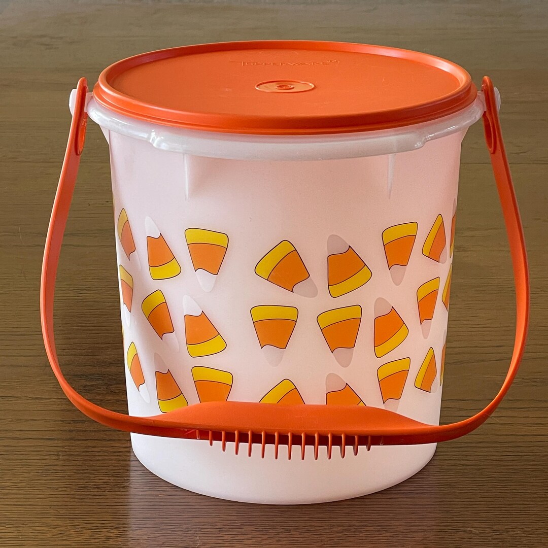 Tupperware 4653 - 5 Litre Large Container With Handle - Candy Corn ...