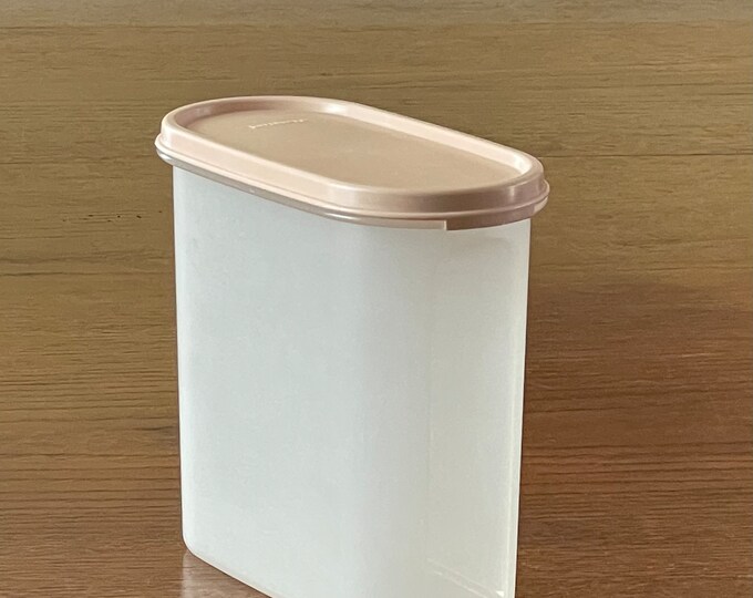 Tupperware Modular Mate Oval 3 - Canister With Country Rose Seal ...