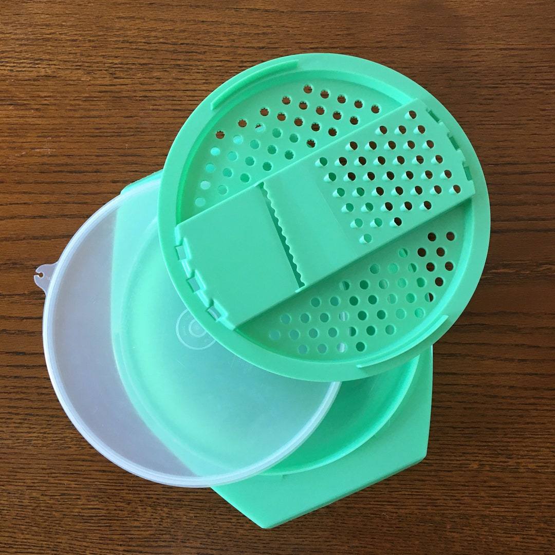 Tupperware Jadeite Grater Slicer Shredder Items 788 787 and 230 Seal ...