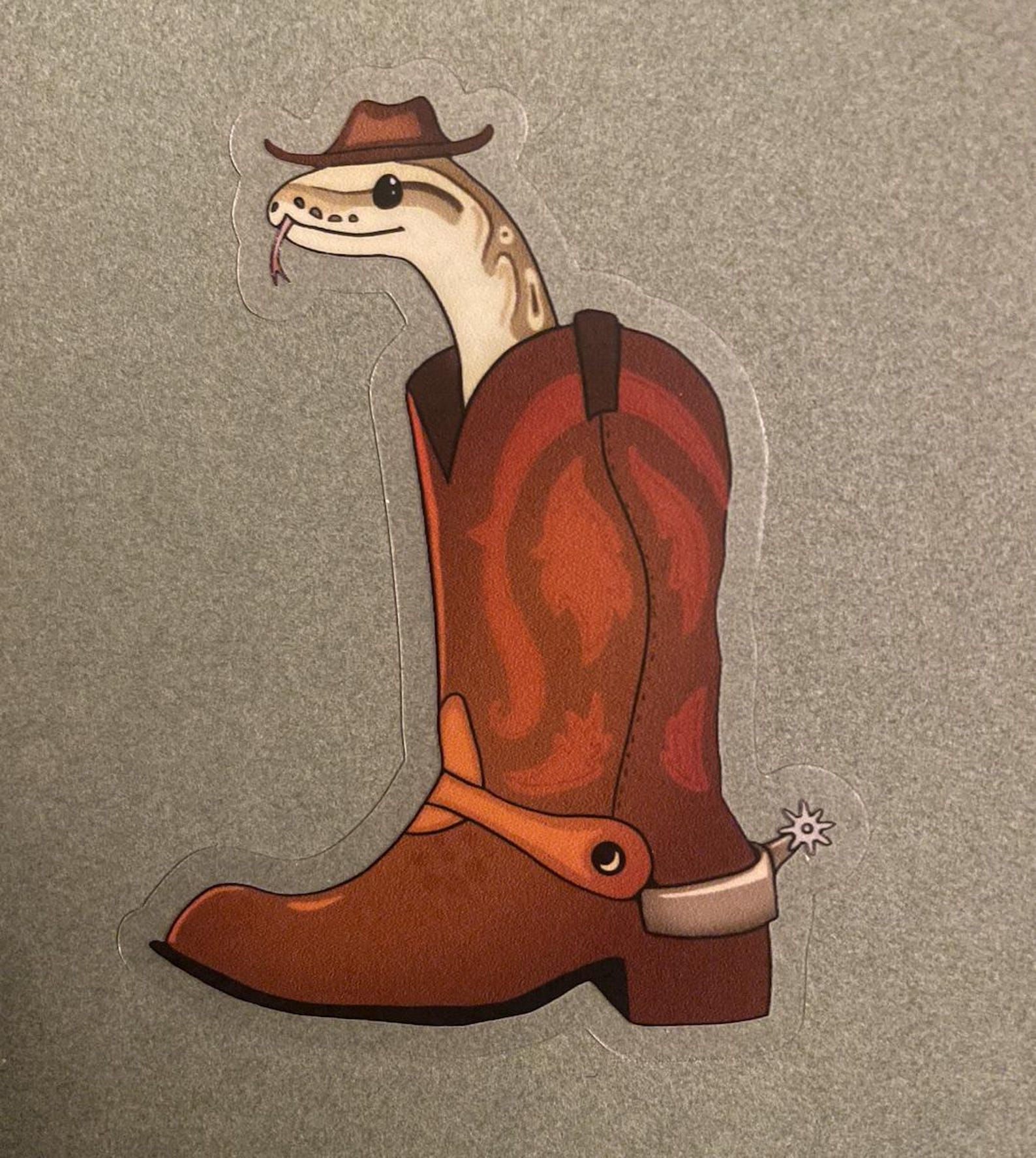 Snake in My Boot Sticker | Durable Vinyl Sticker for Laptop, Water ...