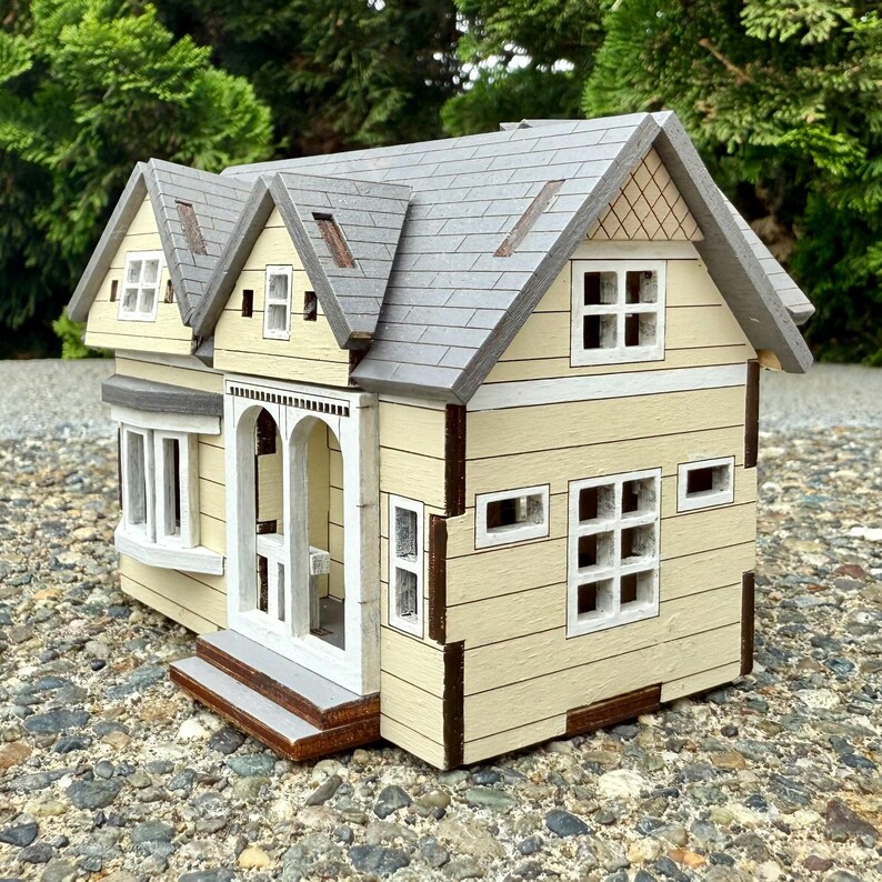 Daffodil House- Laser Files, Wood Christmas Village, Hometown Sumner - Etsy