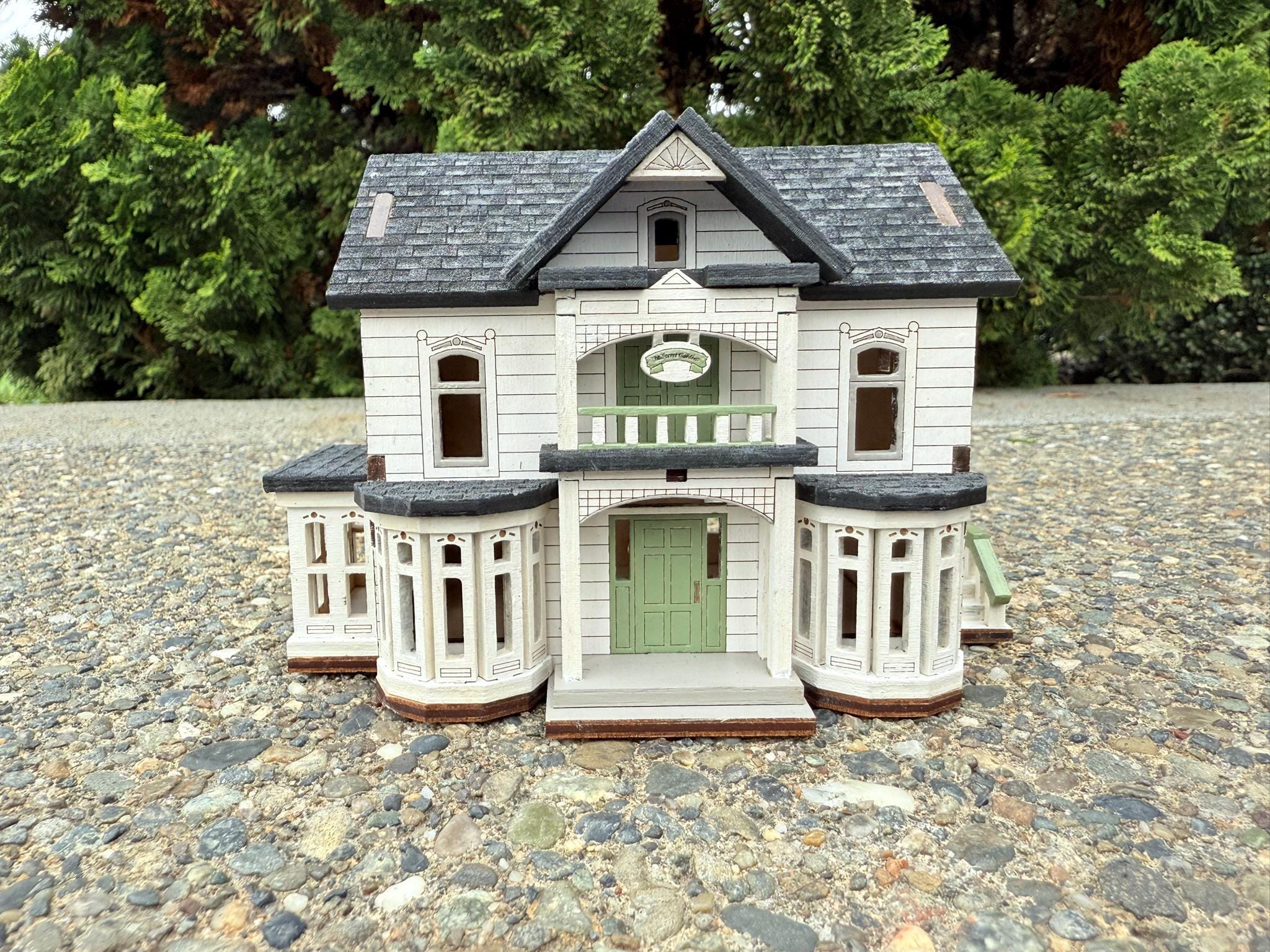 The Sumner Tea House- Laser Files, Wood Christmas Village, Hometown ...
