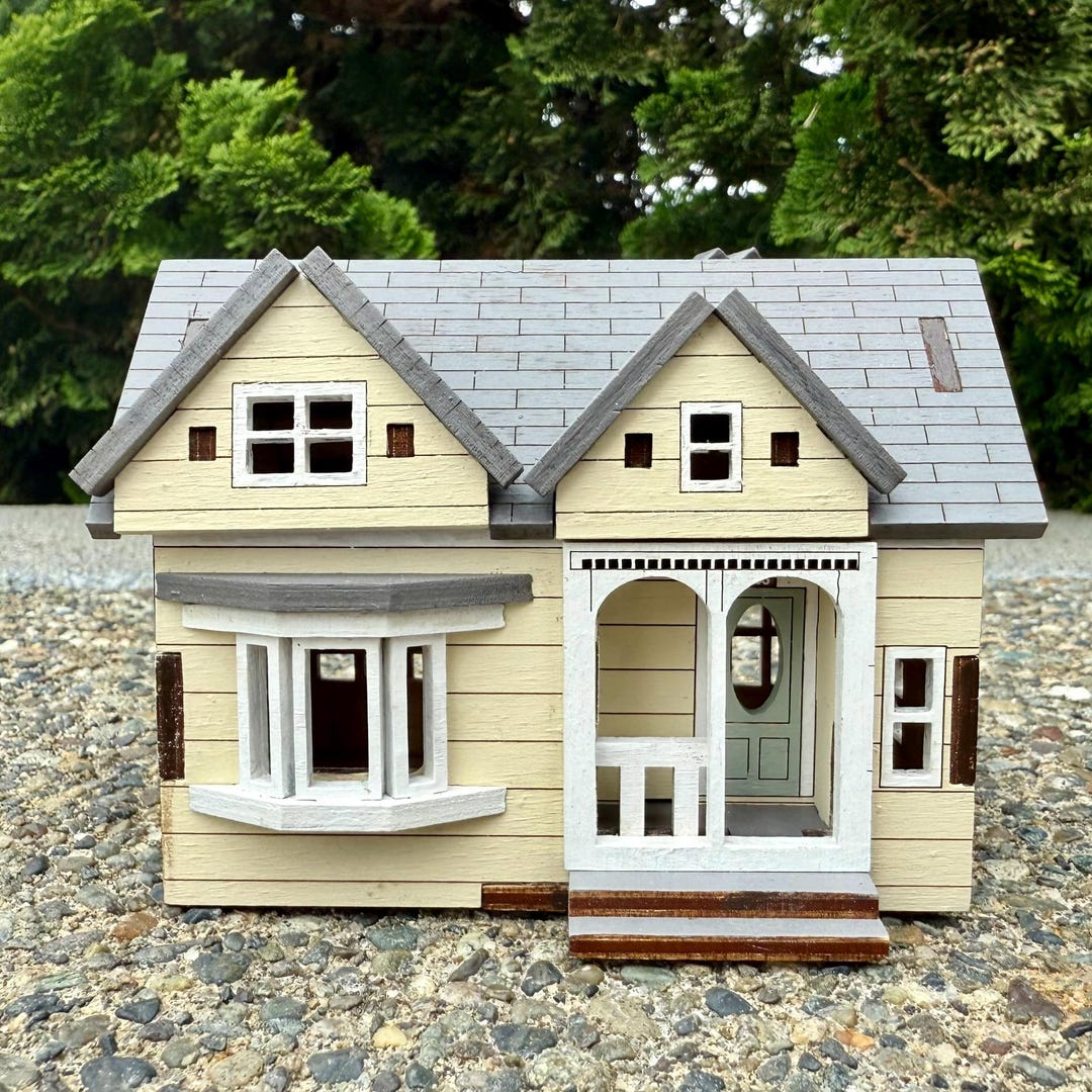 Daffodil House- Laser Files, Wood Christmas Village, Hometown Sumner - Etsy