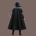 Medieval Archer Leather Cloak & Vest Hooded LARP Ranger Costume Fantasy ...