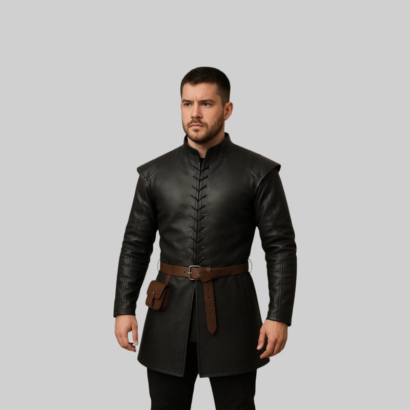 Leather Jerkin - Etsy
