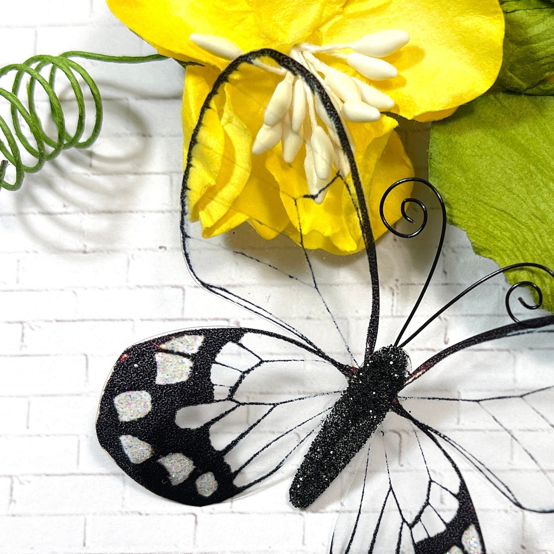 Acetate Butterfly Embellishments Transparent Butterflies Butterfly Die ...