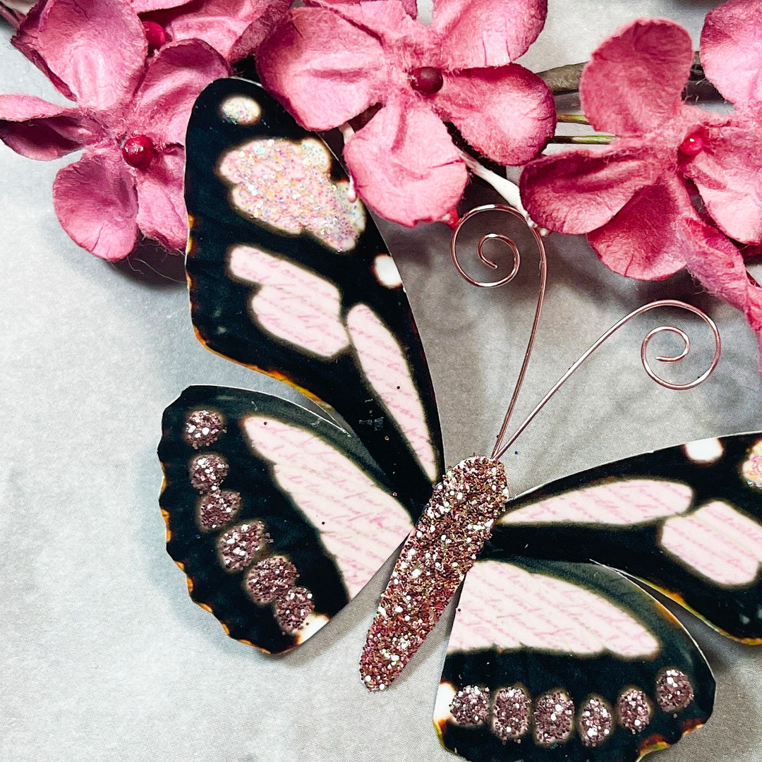 Paper Butterfly Embellishments Butterfly Die Cuts Scrapbooking Wedding ...