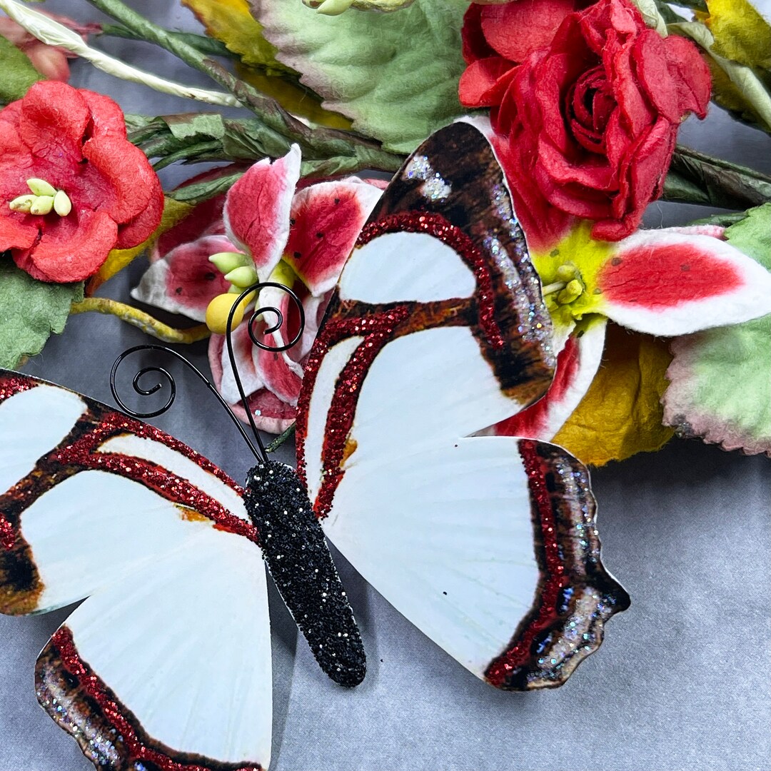 Paper Butterfly Embellishments Christmas Crafts Butterfly Die Cuts ...