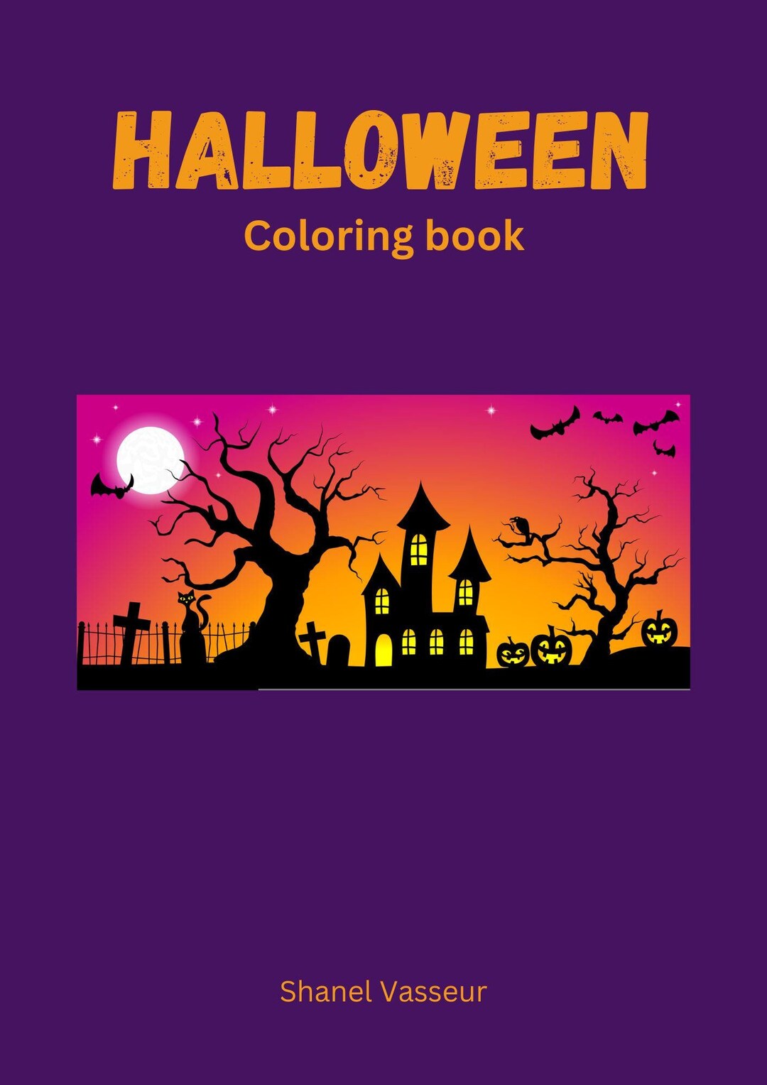 Halloween Coloring Book Digital Download - Etsy