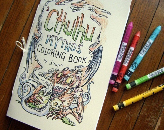 A Cthulhu Mythos Coloring Book - Etsy