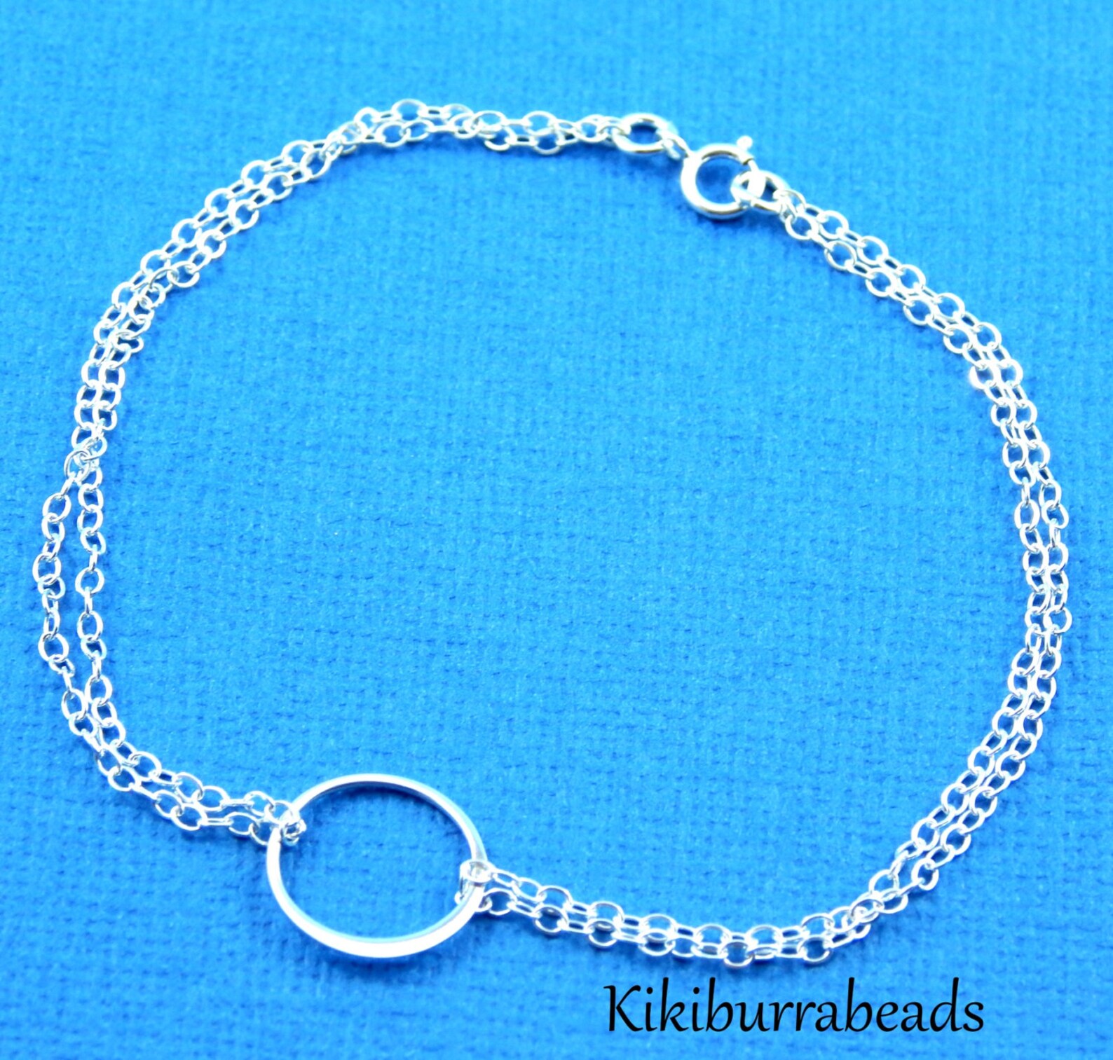 Sterling Silver Friendship Bracelet Karma Bracelet Sterling - Etsy