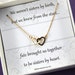 Friendship Necklace Best Friends Interlocking Heart Necklace Sisters ...