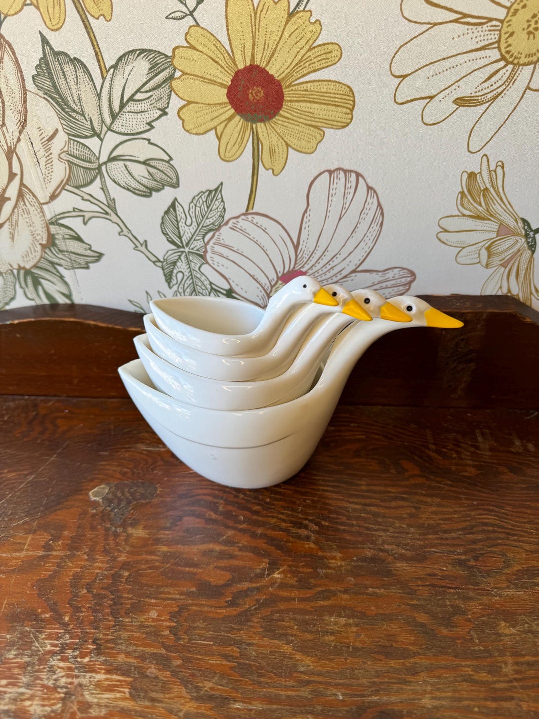 Vintage Melamine Stacking Geese Measuring Cups - Etsy