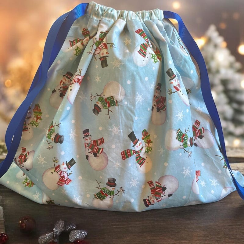 Christmas Cloth Bags - Etsy