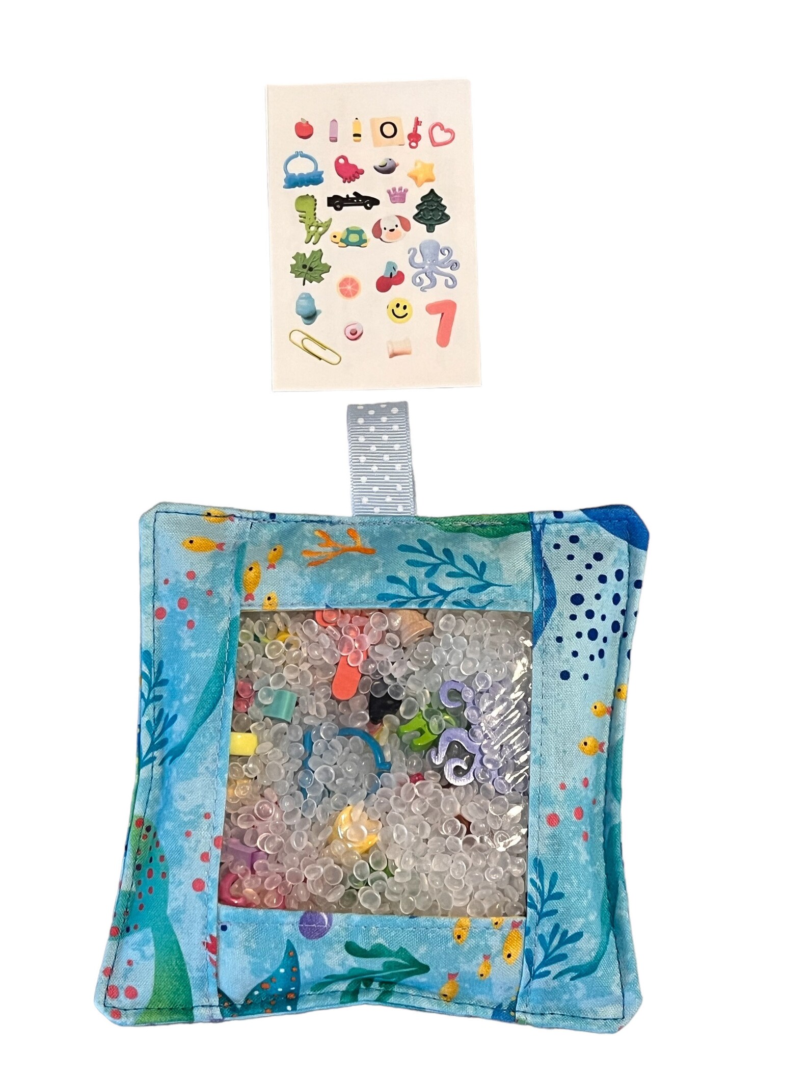Mermaids on Aqua I Spy Sensory Bag Travel Seek and Find Bag - Etsy