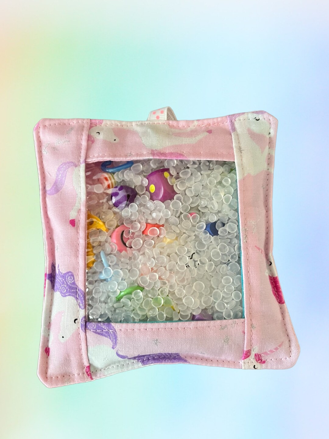 Pink Unicorn I Spy Sensory Bag Travel Seek and Find Bag - Etsy