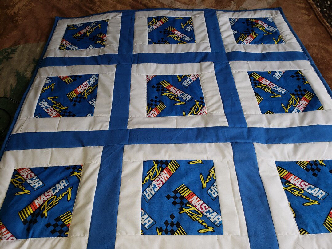 NASCAR Baby Quilt - Etsy