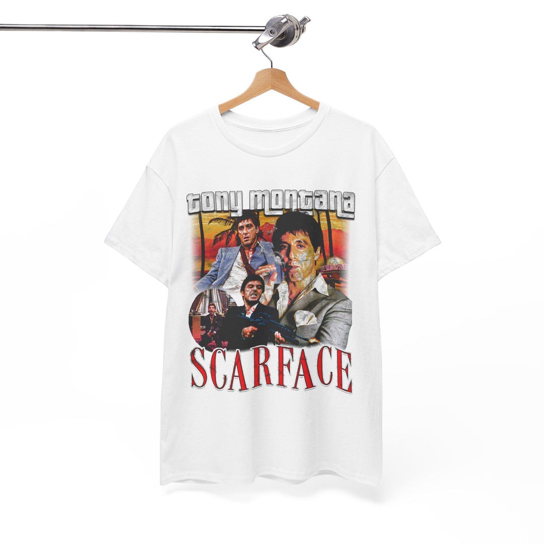 Vintage 90s Scarface Rap Tee Inspired Shirt, Unisex T-shirt, Urban Hip ...