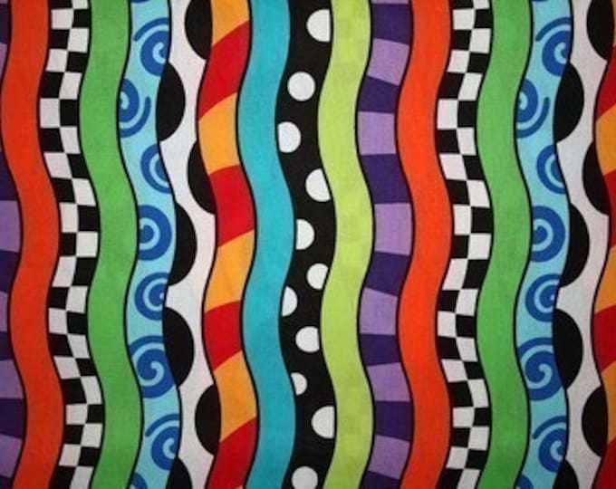 ONE YARD Silly Stripe From Michael Miller Fabrics - Etsy