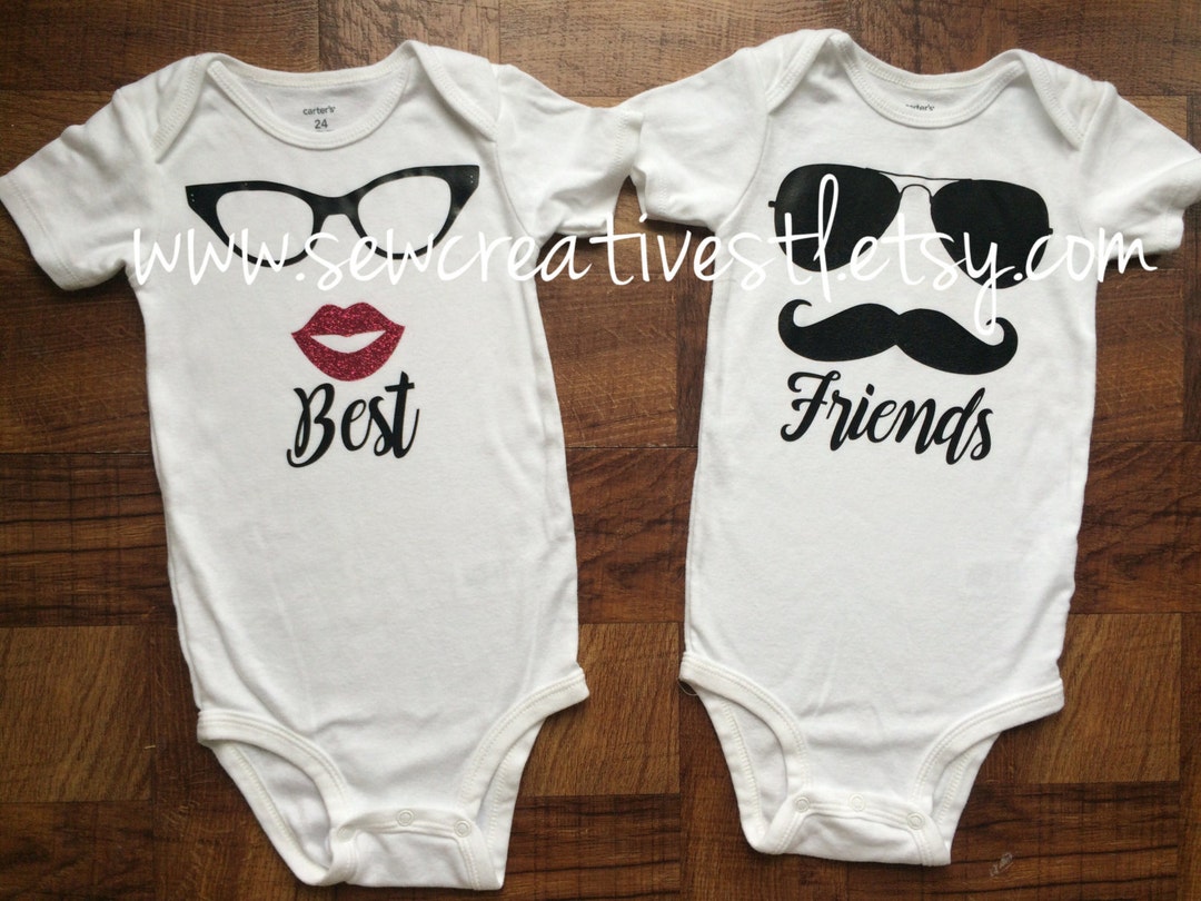 Baby Best Friends Bodysuit Set - Etsy