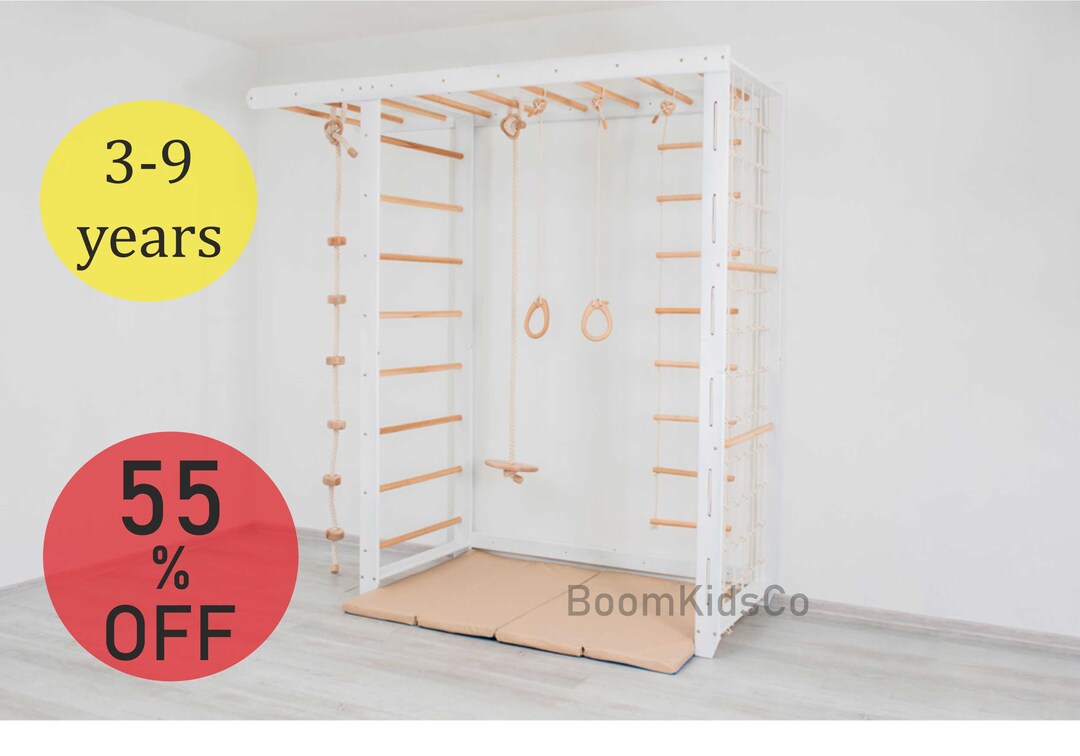 Monkey Bar for Kids, Swedish Ladder, Play Kids Gym Indoor, Gift for ...