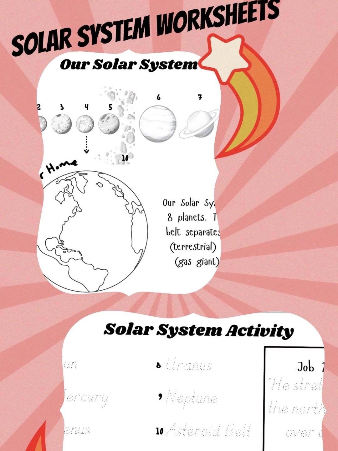 Solar System (printable) - Etsy