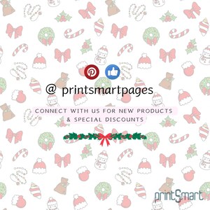 Winter Wonderland Christmas Coloring Pages, Digital Download, 10 ...