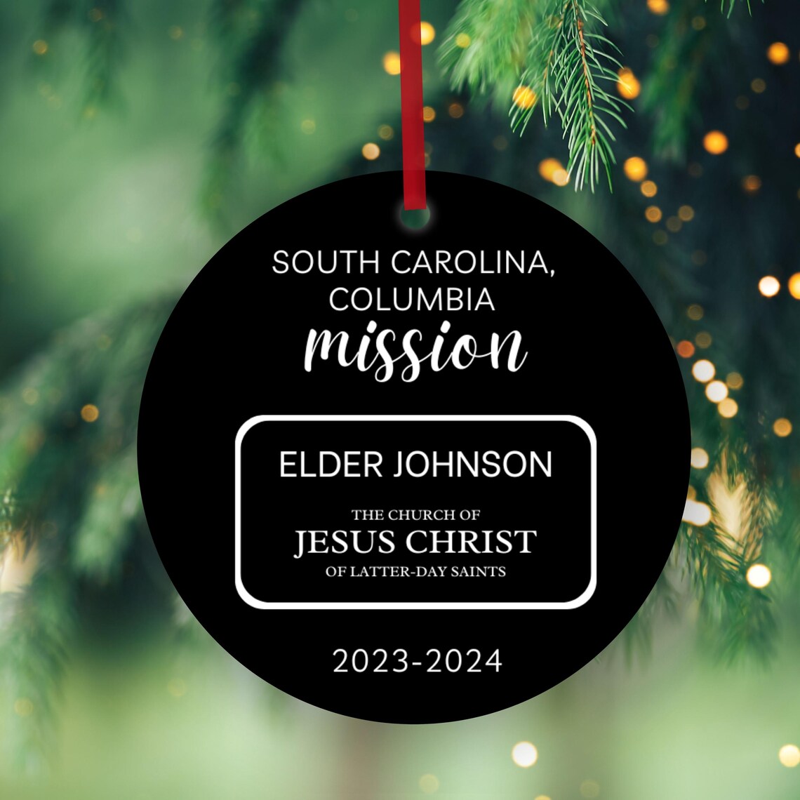 LDS Missionary Ornament, Lds Missionary Gift, Lds Christmas Gift ...