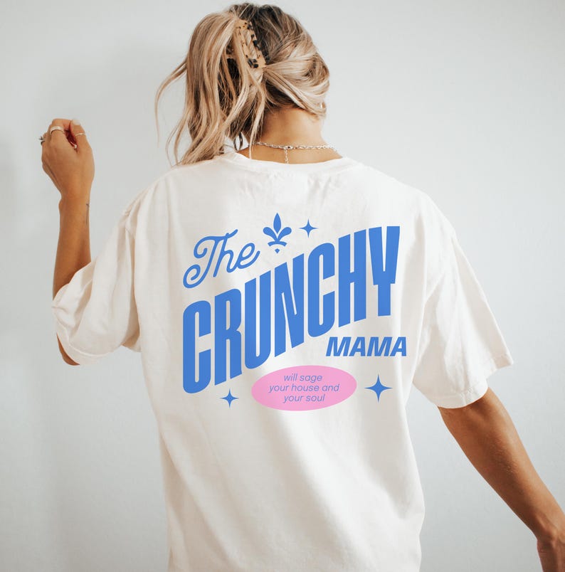 Crunchy Mama PNG: Boho Spiritual Mom Shirt Design (digital Download) - Etsy