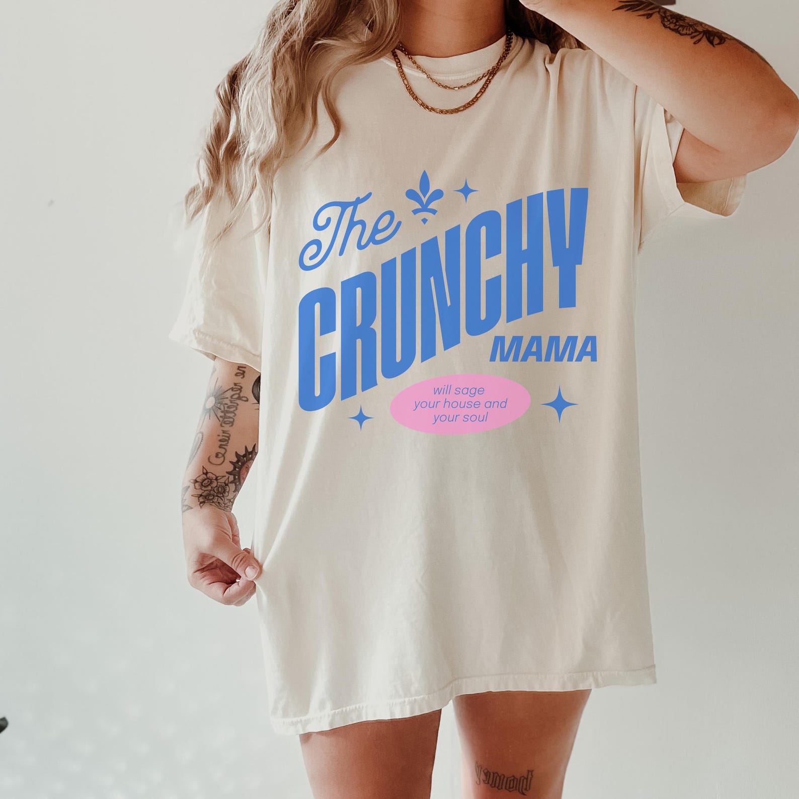 Crunchy Mama PNG: Boho Spiritual Mom Shirt Design (digital Download) - Etsy