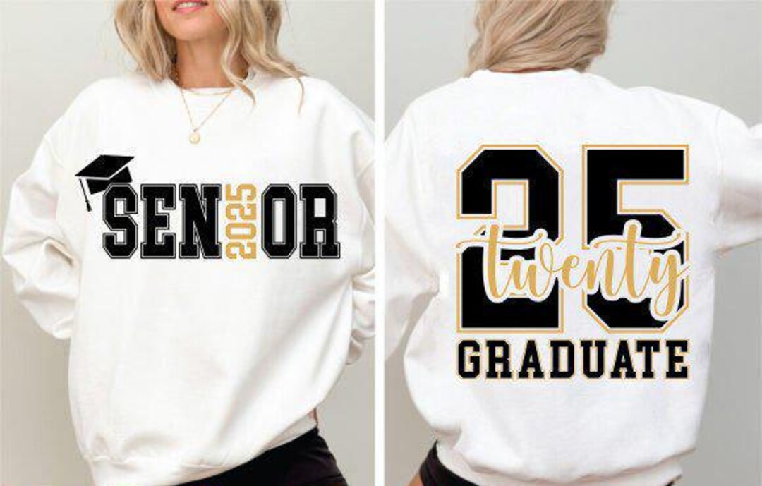 Senior 2025 SVG Bundle for Cricut, Graduation Cap PNG, Class of 2025 ...