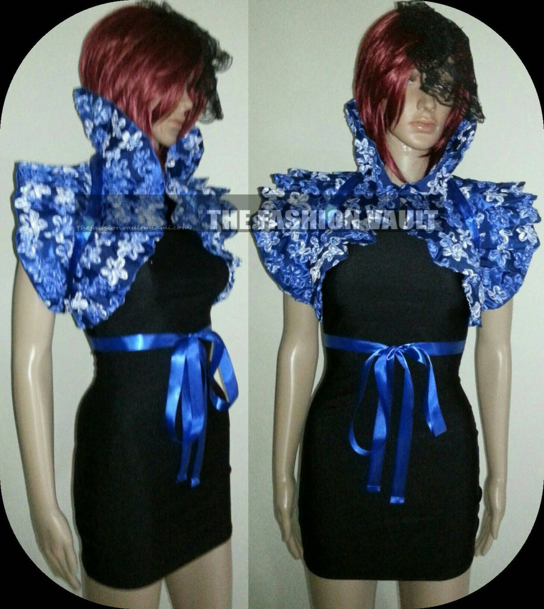 Royal Cosplay Burlesque Shoulder Collar Shrug Wrap Anime Costume - Etsy