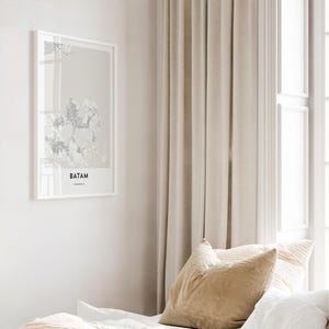 Map of Batam Print, Batam Map Gift, Batam Poster, City Map Artwork for ...