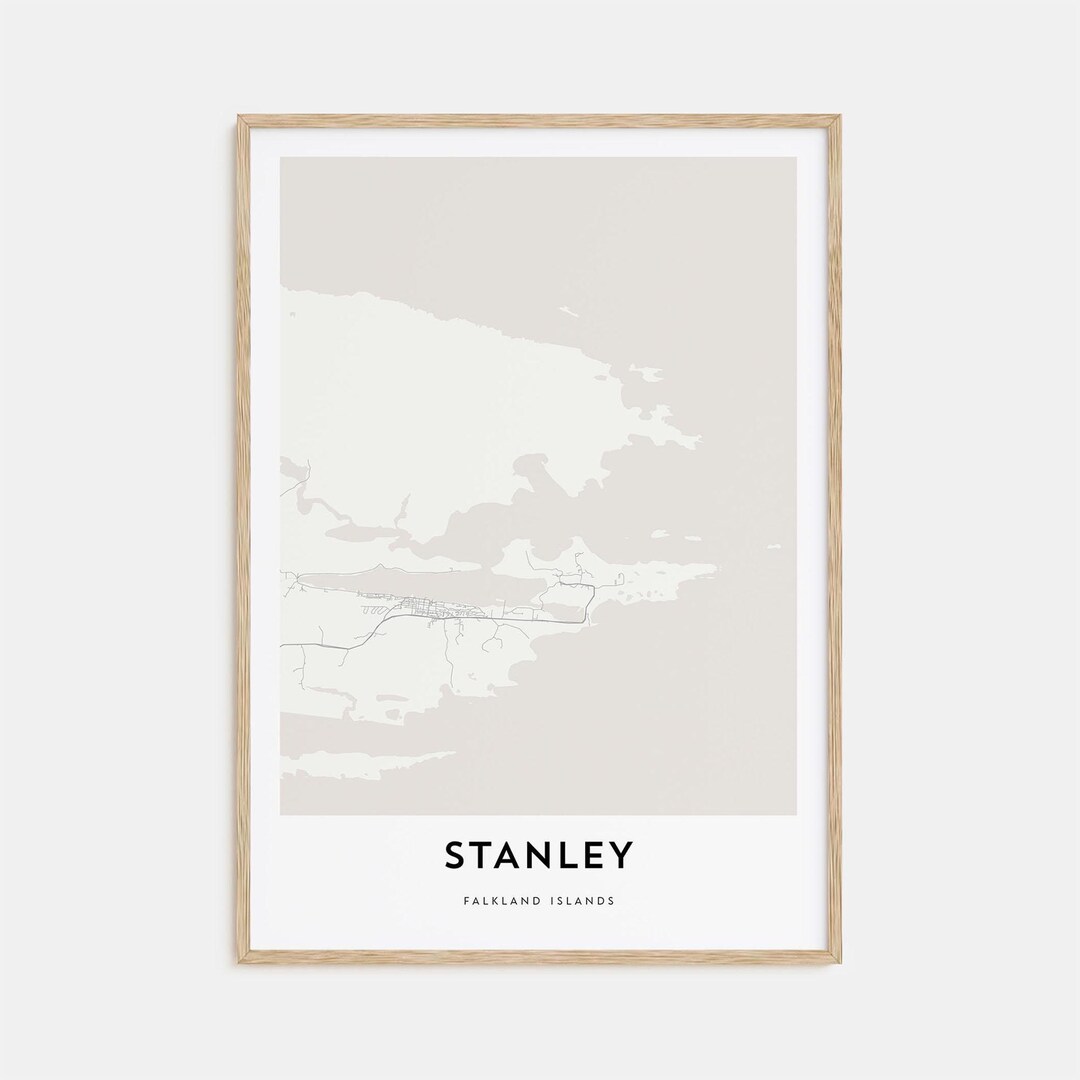 Map of Stanley Print, Stanley Map Gift, Stanley Poster, City Map ...