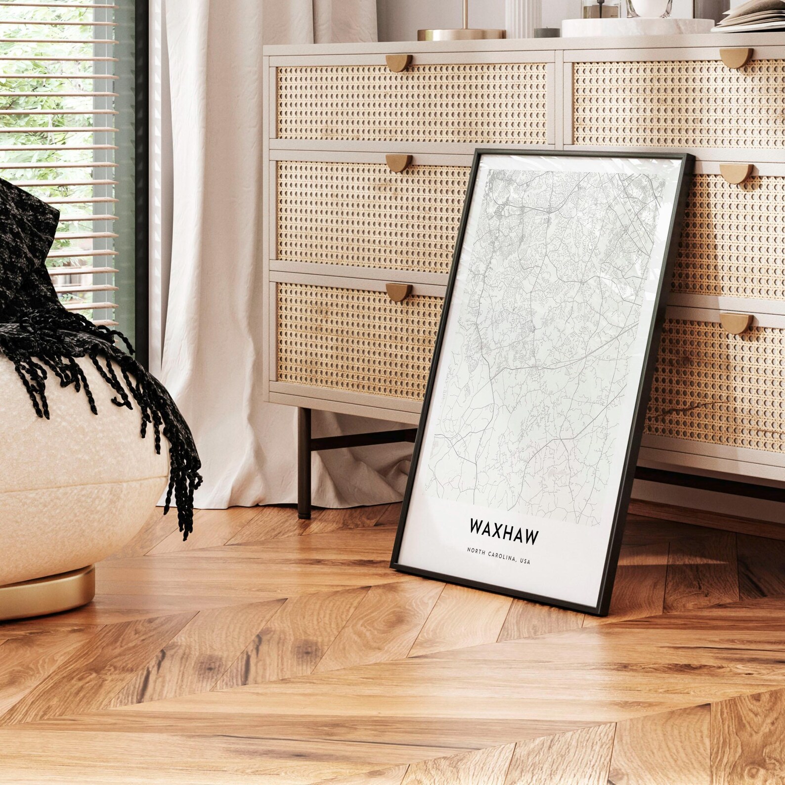 Map of Waxhaw Print, Waxhaw Map Gift, Waxhaw Poster, City Map Artwork ...