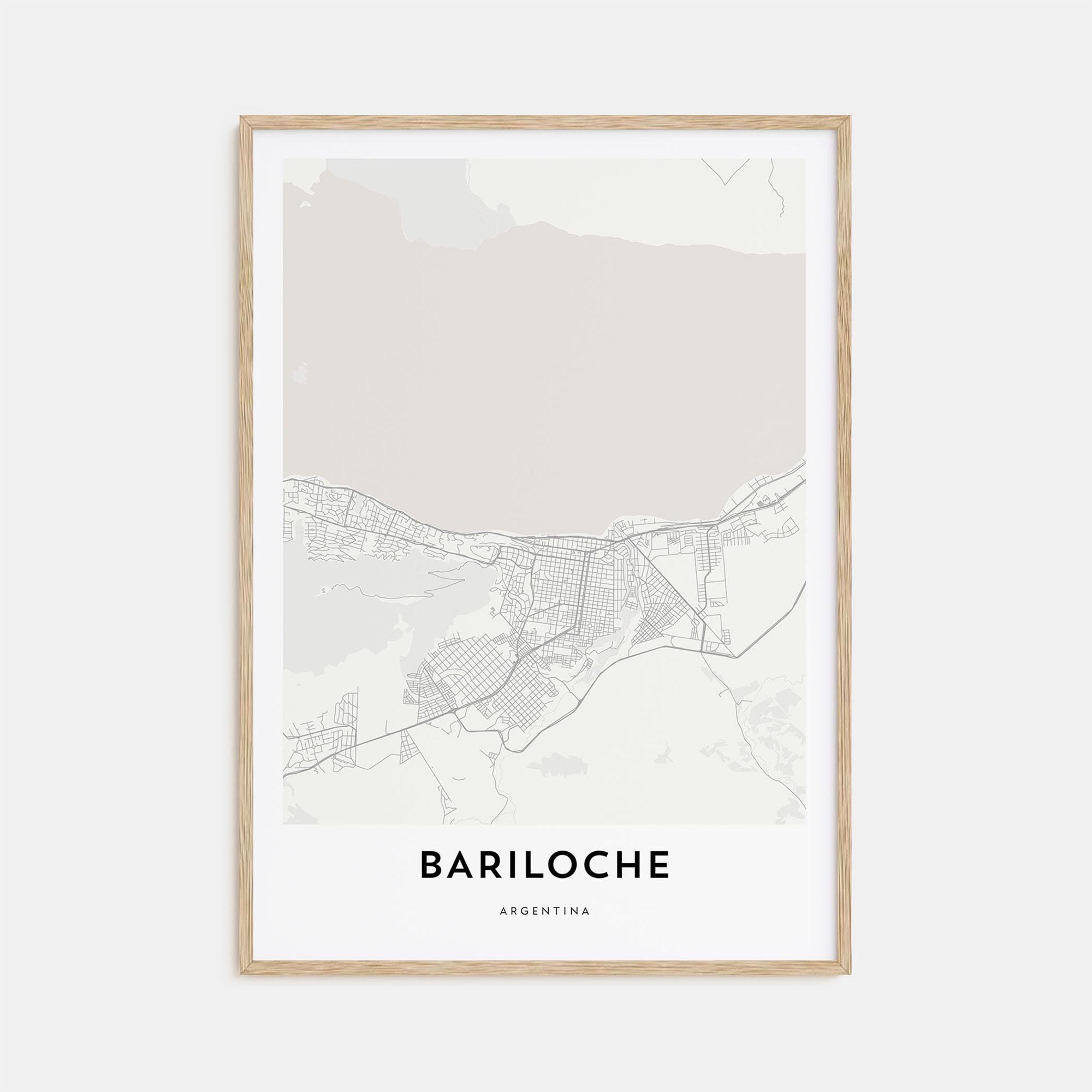 Map of Bariloche Print, Bariloche Map Gift, Bariloche Poster, City Map ...
