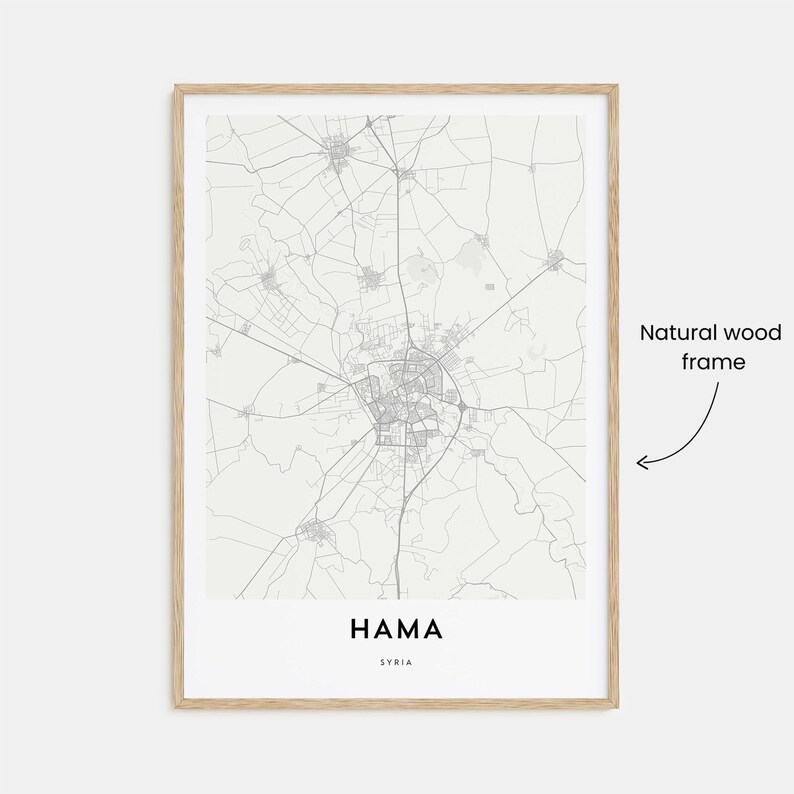 Map of Hama Print, Hama Map Gift, Hama Poster, City Map Artwork for ...