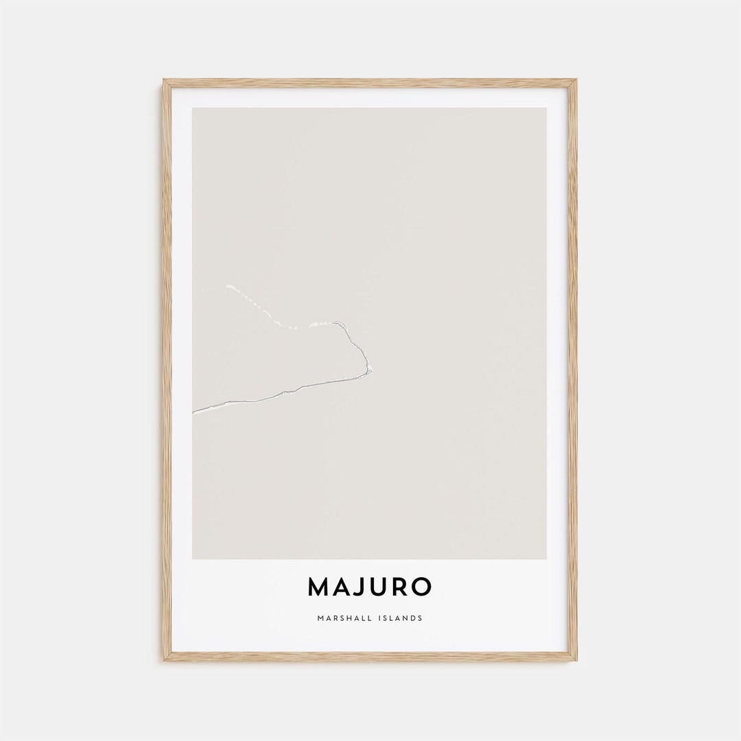 Map of Majuro Print, Majuro Map Gift, Majuro Poster, City Map Artwork ...