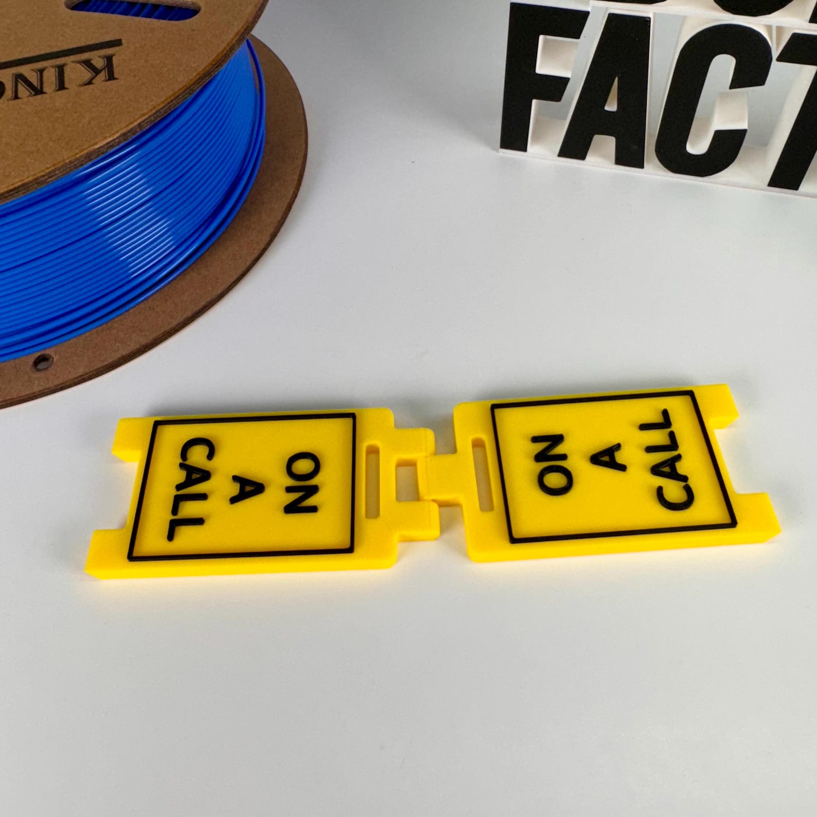 On A Call or Custom Text Mini Floor Sign | Gift | Office | Cubicle ...