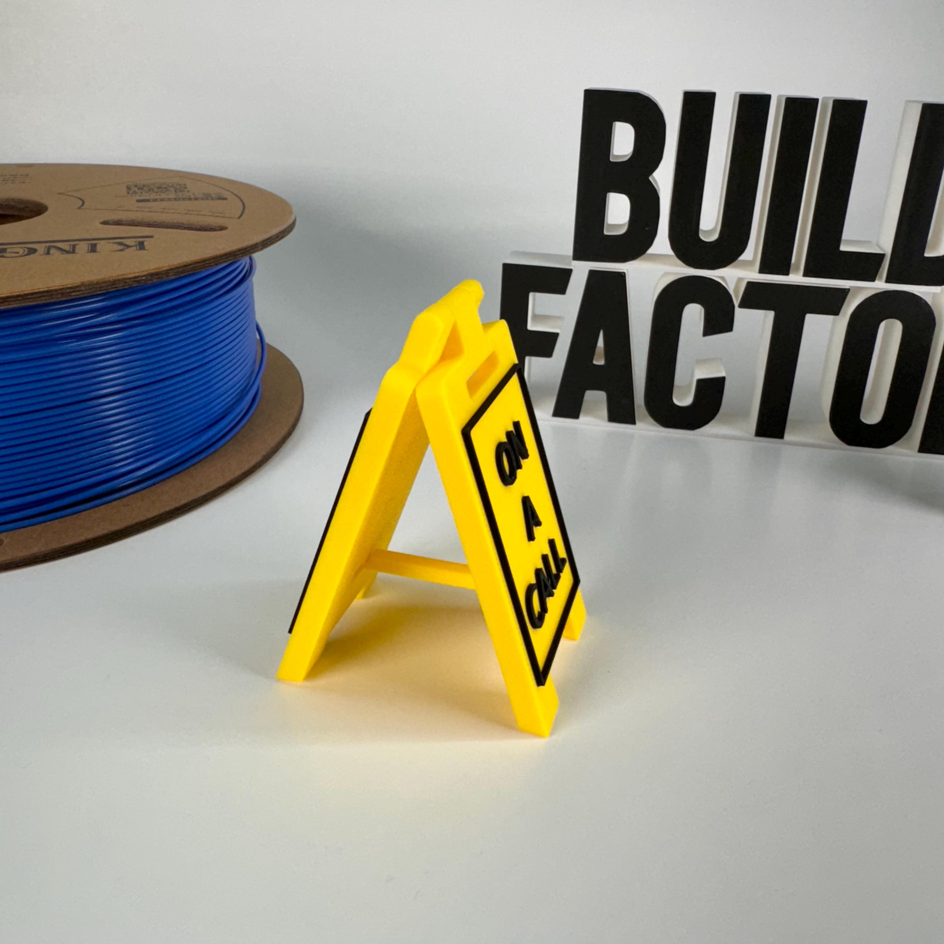 On A Call or Custom Text Mini Floor Sign | Gift | Office | Cubicle ...