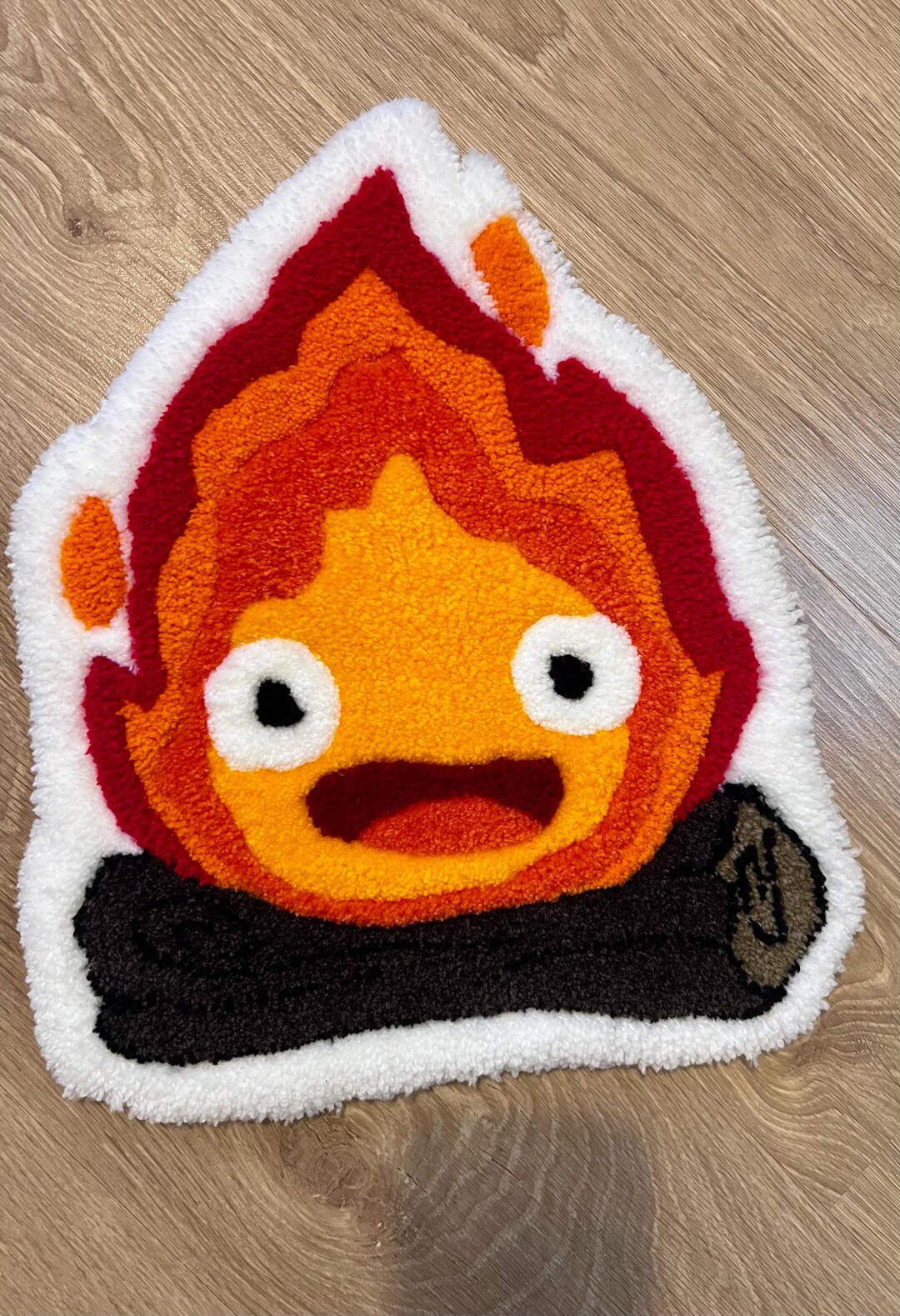 Calcifer Ghibli Howl's Moving Castle Tufting Rug - Etsy UK