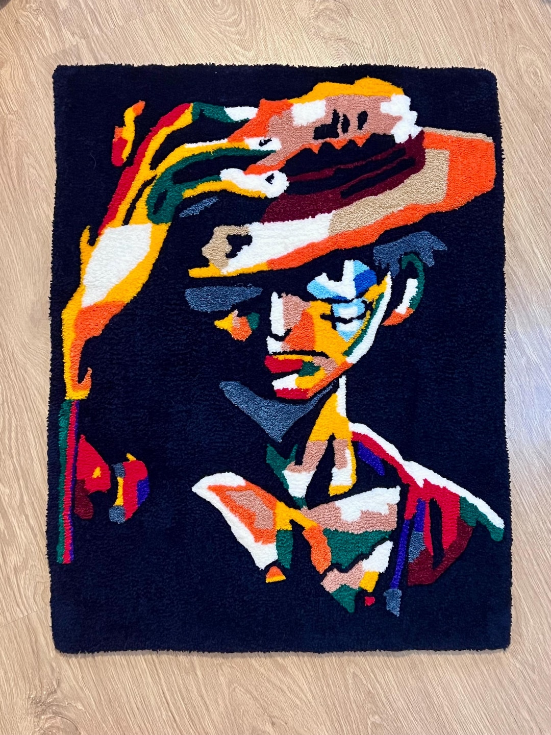 One Piece Luffy Tufting Rug - Etsy UK