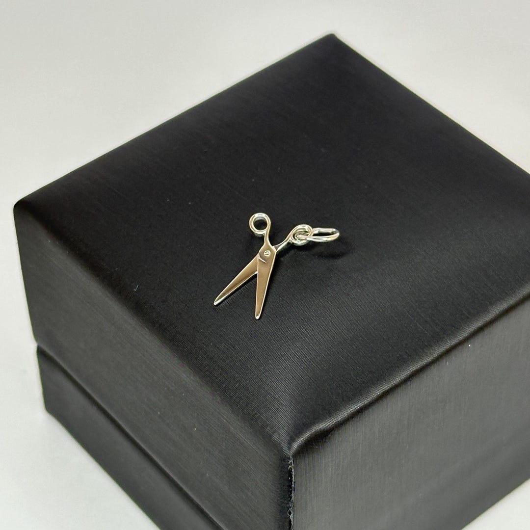 14k Gold Scissors Pendant, Gift for Her, Unique Handmade Jewelry ...