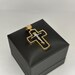 14k Gold Cross Ebony Inlaid, Incredible and Elegant Cross by ...